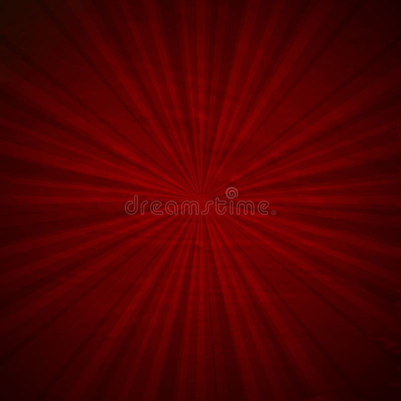 Vintage Red Sunburst Poster Stock Vector - Illustration of paint ...
