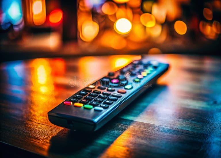 Vintage Remote Control Under the Night Sky Exploring the Nostalgia of ...