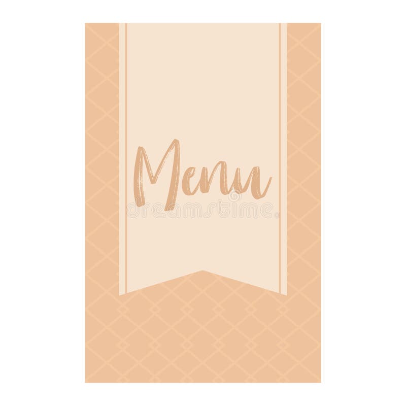 Restaurant Menu Illustration Stock Vector - Illustration of label ...
