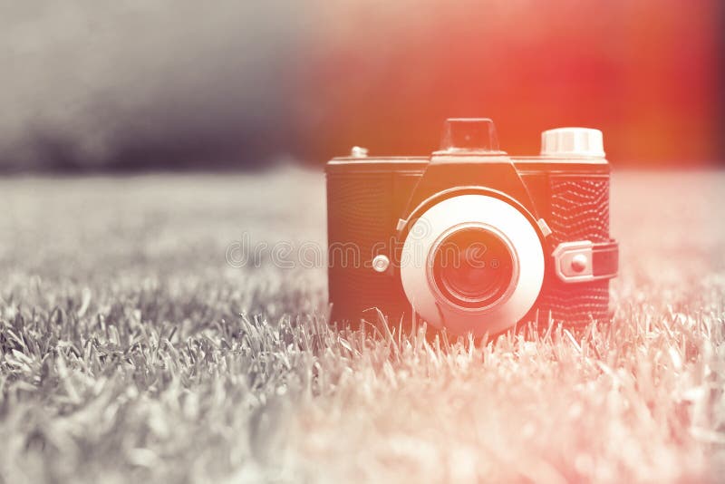 Vintage retro camera stock image. Image of creative, filter - 53083723