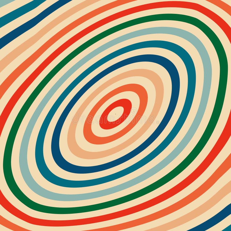Psychedelic Retro Groove Background Stock Vector - Illustration of tone ...