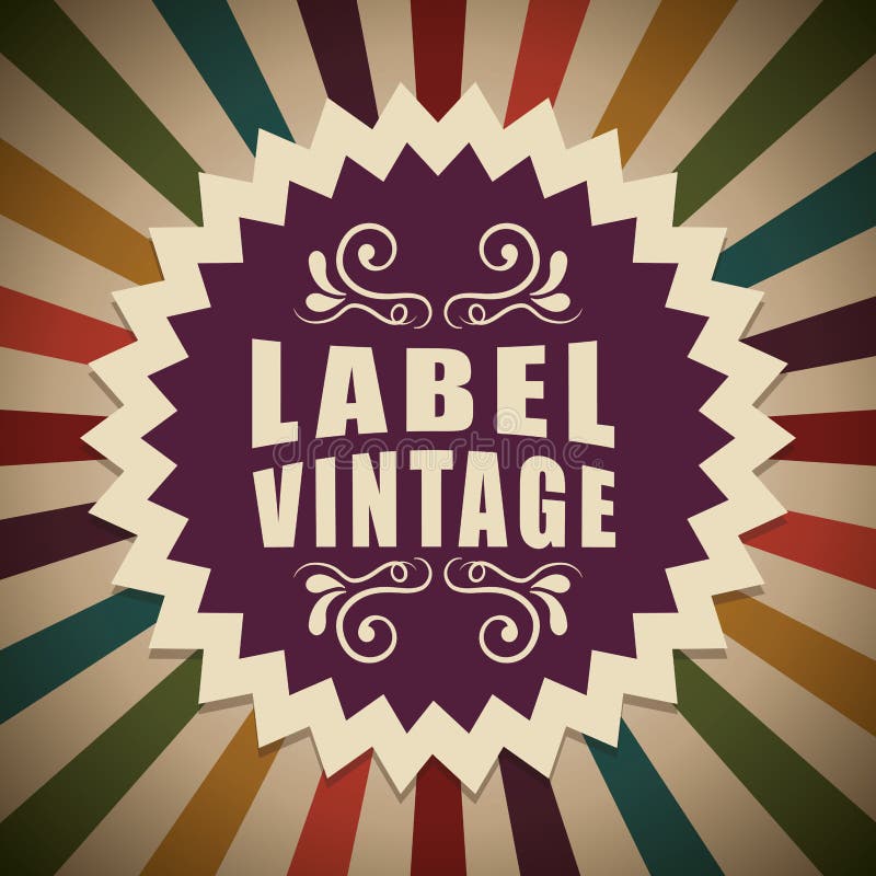 Vintage and Retro Label Design. Stock Vector - Illustration of emblem ...