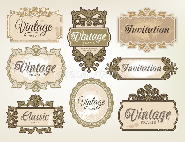 Parchment Labels Stock Illustrations – 603 Parchment Labels Stock ...