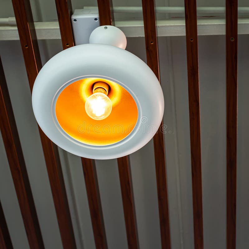 Vintage retro lamp stock image. Image of seating, bright - 311640393