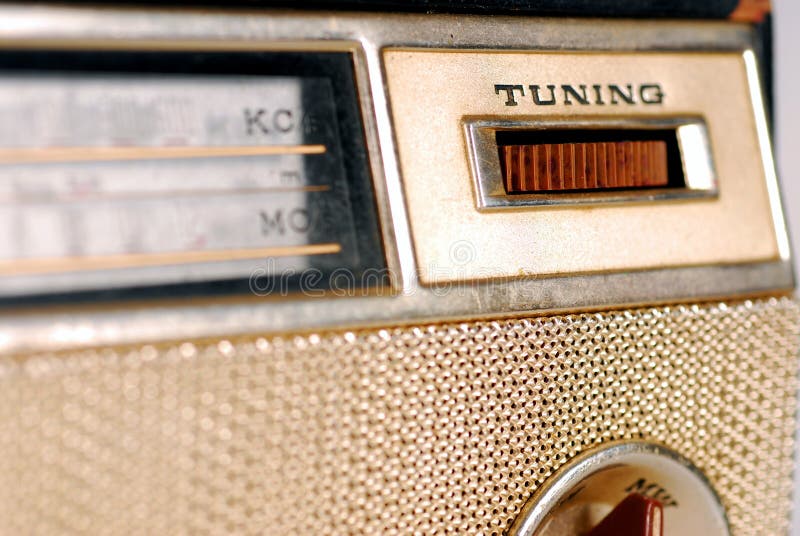 Vintage Retro Radio stock photo. Image of tuning, gold - 826946