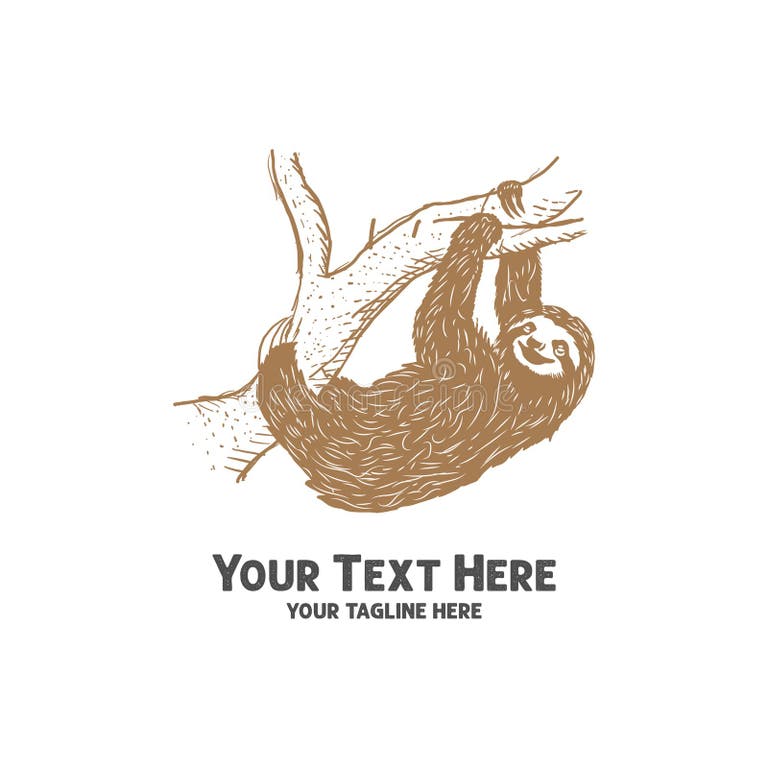 Crawling Sloth Stock Illustrations – 80 Crawling Sloth Stock ...