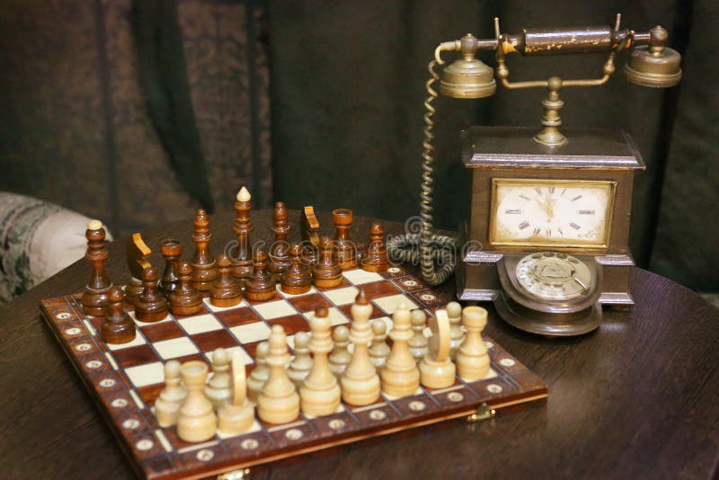 Dial of Chess Clock Seen through a Magnifying Glass Stock Image - Image ...