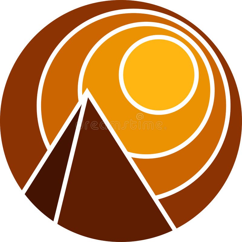 Vintage Sun Retro Sunset Circle Sunrise Art Clip Illustration Stock ...