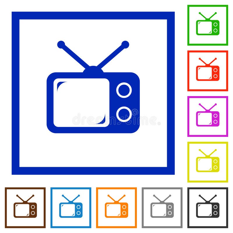 Television Frames Stock Illustrations – 313 Television Frames Stock ...