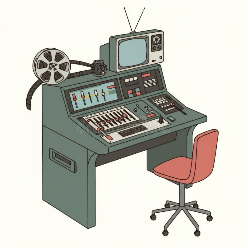 Video Editing Console Stock Illustrations – 394 Video Editing Console ...