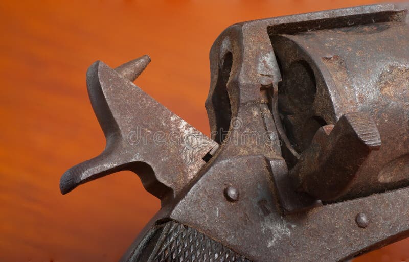 Vintage revolver stock photo. Image of caliber, closeup - 29544574