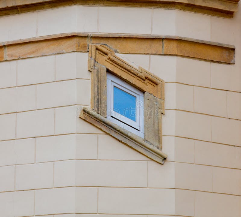 Vintage Rhombus Window in a Old Church Stock Photo - Image of design ...