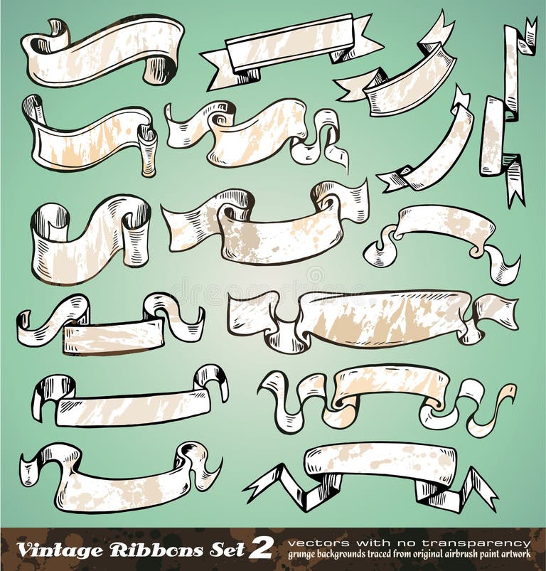 Distressed Ribbons Stock Illustrations – 166 Distressed Ribbons Stock ...