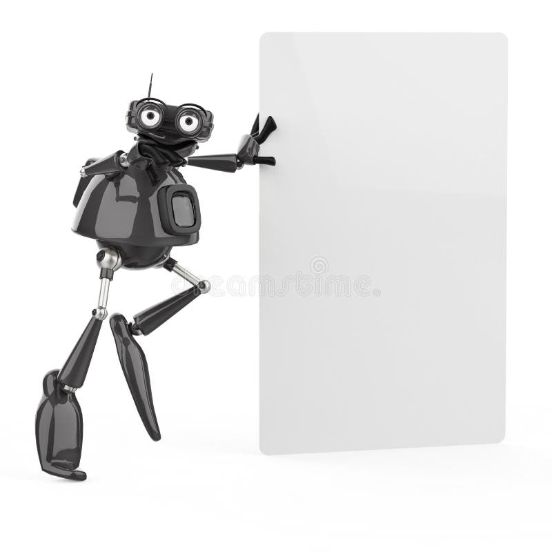 Humanoid Skeletal Robot Making a Salute Stock Illustration ... Humanoid Skeletal Robot Making a Salute Stock Illustration ...