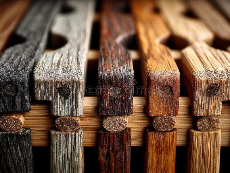 Vintage Rolled Scrolls with Aged Textures and Ornamental Patterns Stock ...