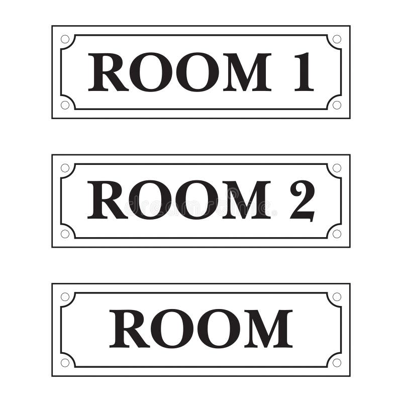 Hotel Room Signs Stock Illustrations – 2,730 Hotel Room Signs Stock ...