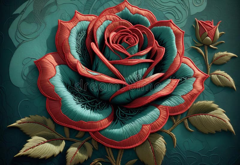 Vintage Rose Designs in Intricate Detail Stock Illustration ...