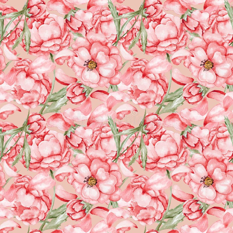 Vintage rose pattern stock illustration. Illustration of pattern - 51523756