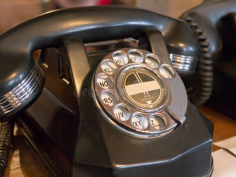 Vintage Rotary Dial Phone stock photo. Image of retro - 31299064