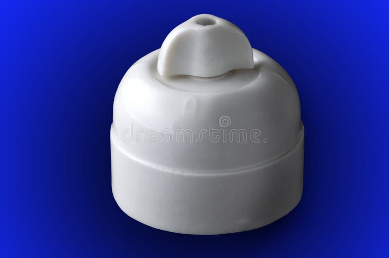 Vintage Rotary Light Switch Porcelain Stock Photo - Image of vintage ...