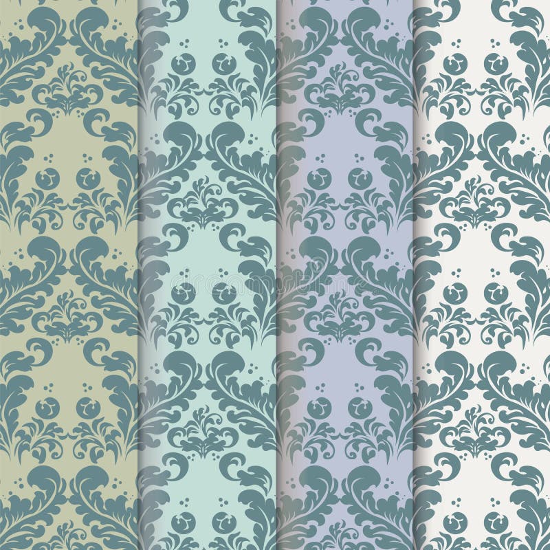 Vintage Royal Classic Ornament Pattern Stock Vector - Illustration of ...