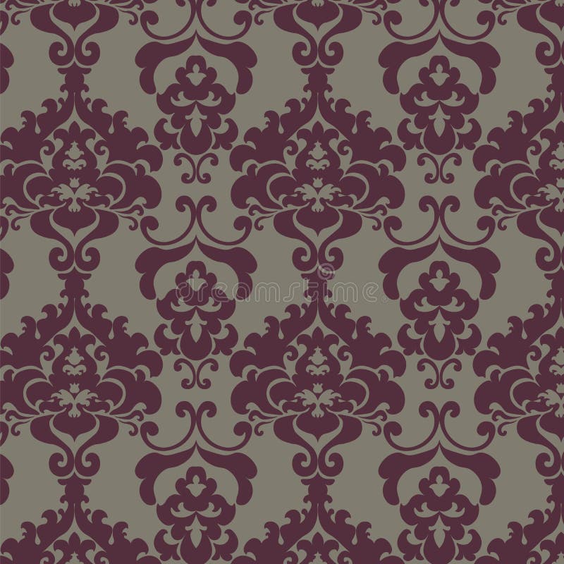 Vintage Royal Classic Ornament Pattern Stock Vector - Illustration of ...