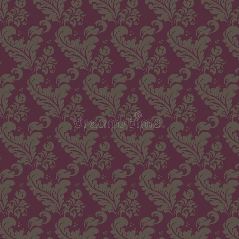 Vintage Royal Classic Ornament Pattern Stock Vector - Illustration of ...