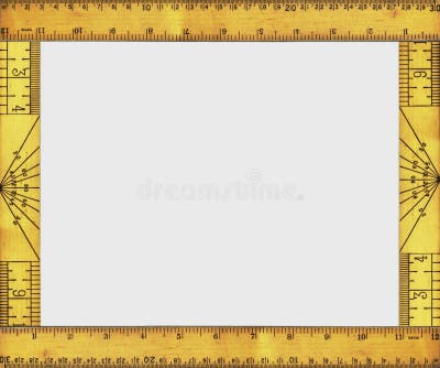 Vintage ruler border stock image. Image of aged, measure - 746543