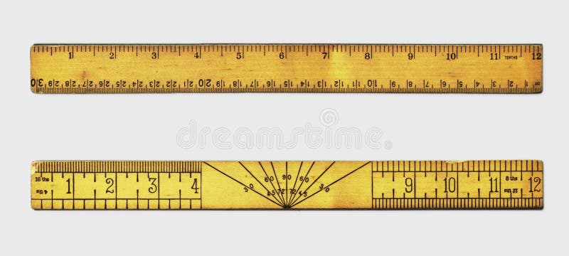 Vintage Ruler Border Stock Vintage Folding Wooden Rule, Boxwood