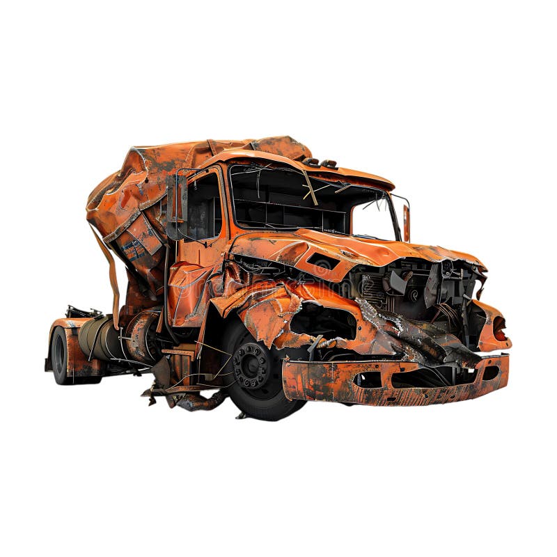 Vintage Rusted Car on Transparent Background - Ai Generated Stock ...
