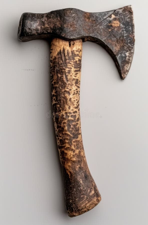 Vintage rustic axe head stock illustration. Illustration of primitive ...
