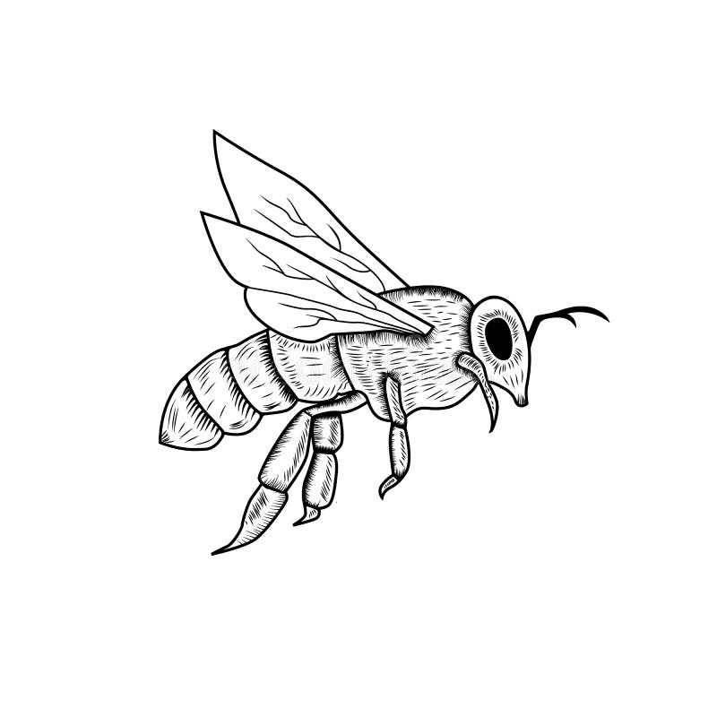 Vintage Bee Logo Stock Illustrations – 6,384 Vintage Bee Logo Stock ...