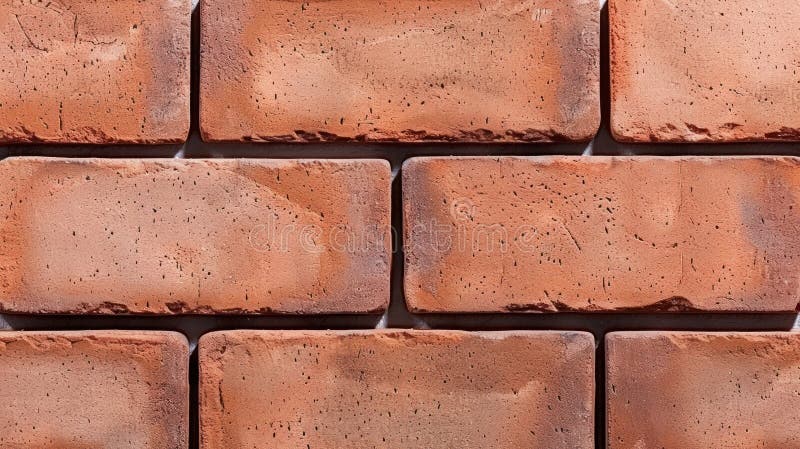 Vintage Rustic Red Brick Wall Texture Panorama Stock Illustration ...