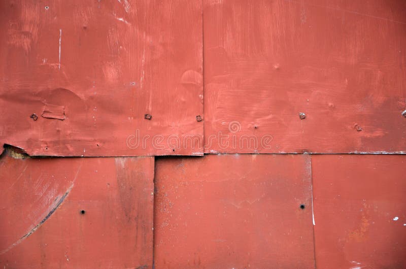 Red painted metal stock photo. Image of texture, fabrication - 5683338