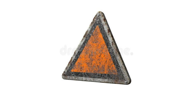 Rusty Old Traffic Sign stock photo. Image of passing - 68997518