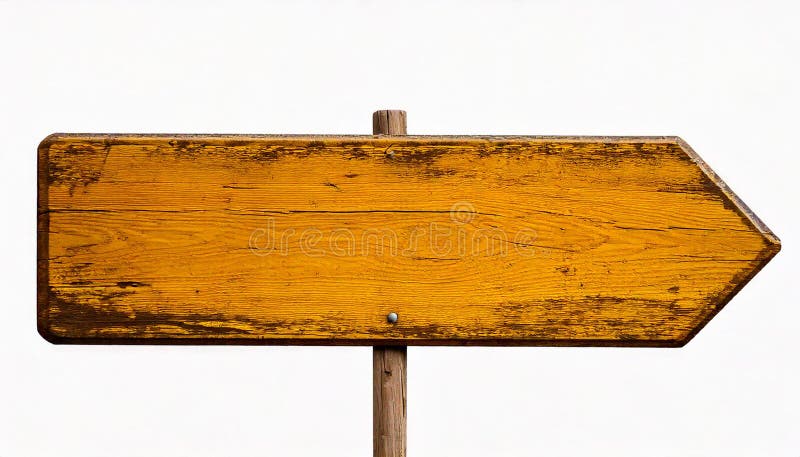 Vintage Rusty Yellow Signboard with Empty Space for Text Stock ...