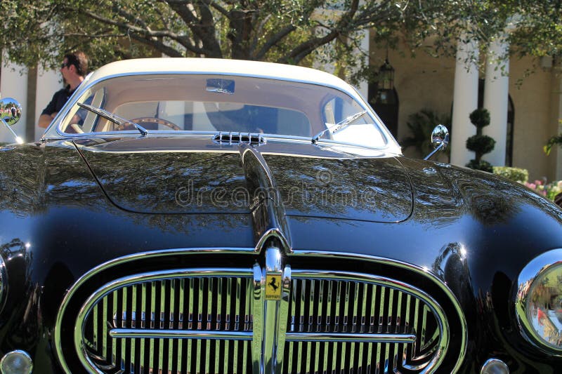 Vintage 1950s Ferrari Front Details Editorial Photo - Image of fast ...
