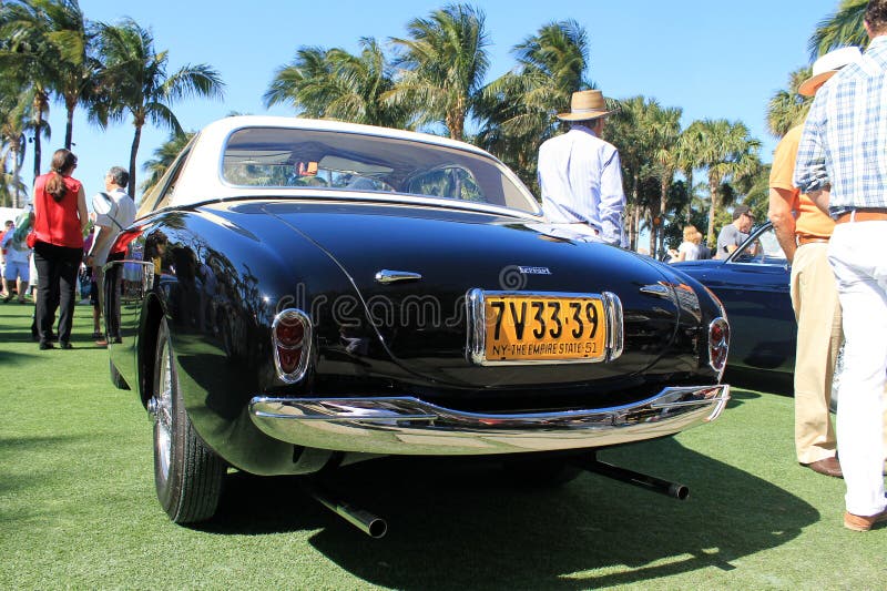 Vintage 1950s ferrari rear editorial stock image. Image of exotic ...