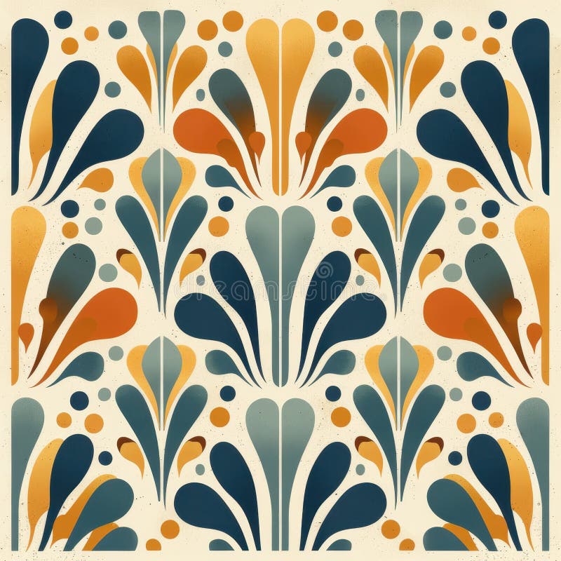 Vintage S Pattern Digital Art Stock Illustration - Illustration of blue ...