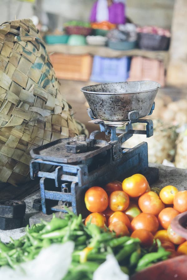 Vintage Scale on the Market Stock Photo - Image of vintage, india: 63344562