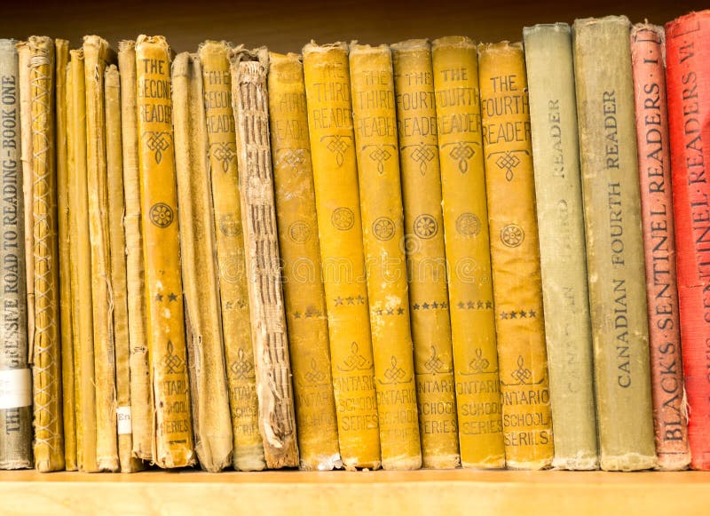 Vintage School Readers editorial stock photo. Image of learn - 31790473