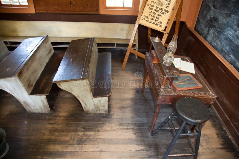 Vintage School Room stock image. Image of mystic, classroom - 10592369