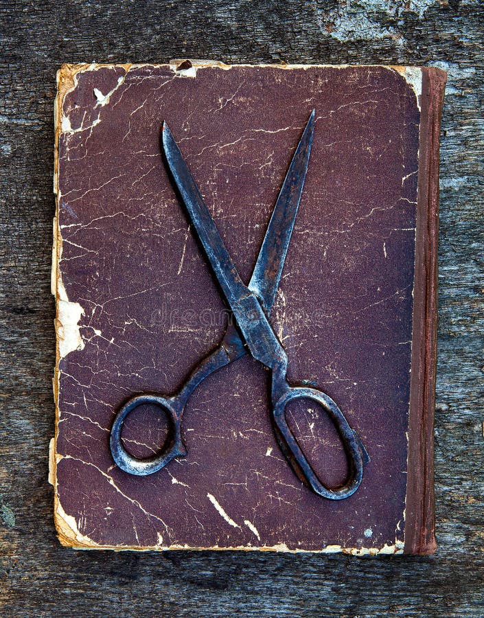 Vintage Scissors closeup stock photo. Image of oldfashioned - 180926086