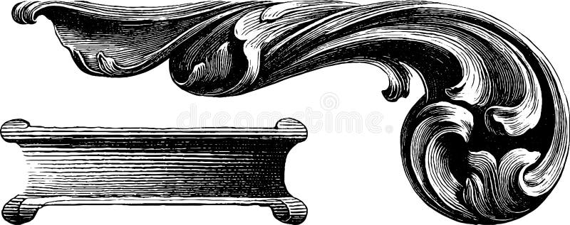 Vintage Scroll and Banner Engraved Designs for Decoration and Crafting ...