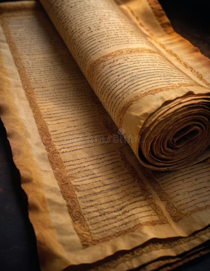 Vintage Scroll Manuscript stock photo. Image of vintage - 313533736