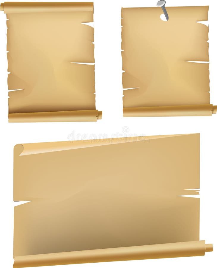 Blank manuscript stock vector. Illustration of medieval - 15706778