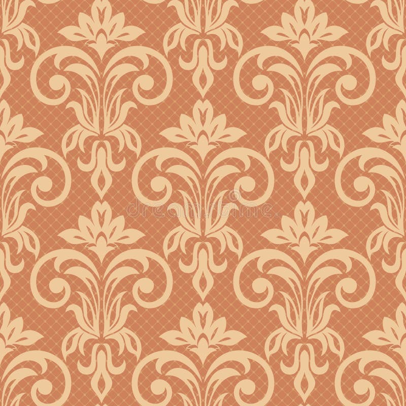 Vintage Seamless Background. Seamless Wallpaper Stock Vector ...