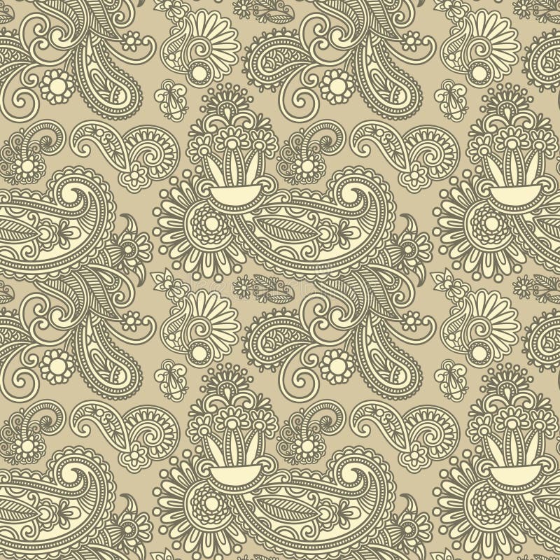 Vintage seamless pattern stock vector. Illustration of decor - 22458760