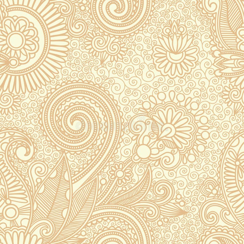 Vintage seamless pattern stock vector. Illustration of decor - 22458760