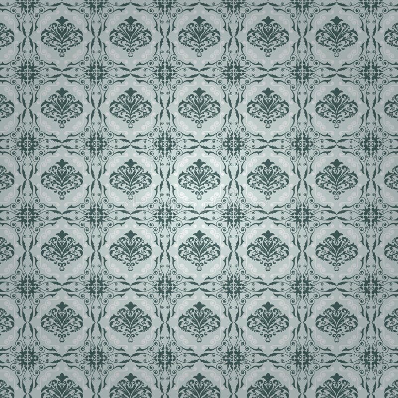 Vintage seamless pattern stock vector. Illustration of antique - 54712059